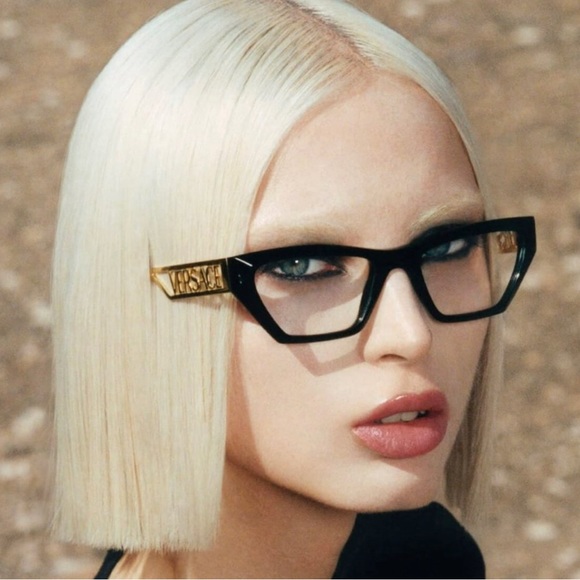 Versace | Accessories | New Ve3327u Gb Versace Eyeglasses Cat Eye ...